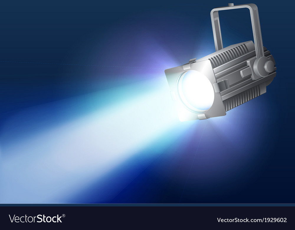 Spotlight Royalty Free Vector Image - VectorStock