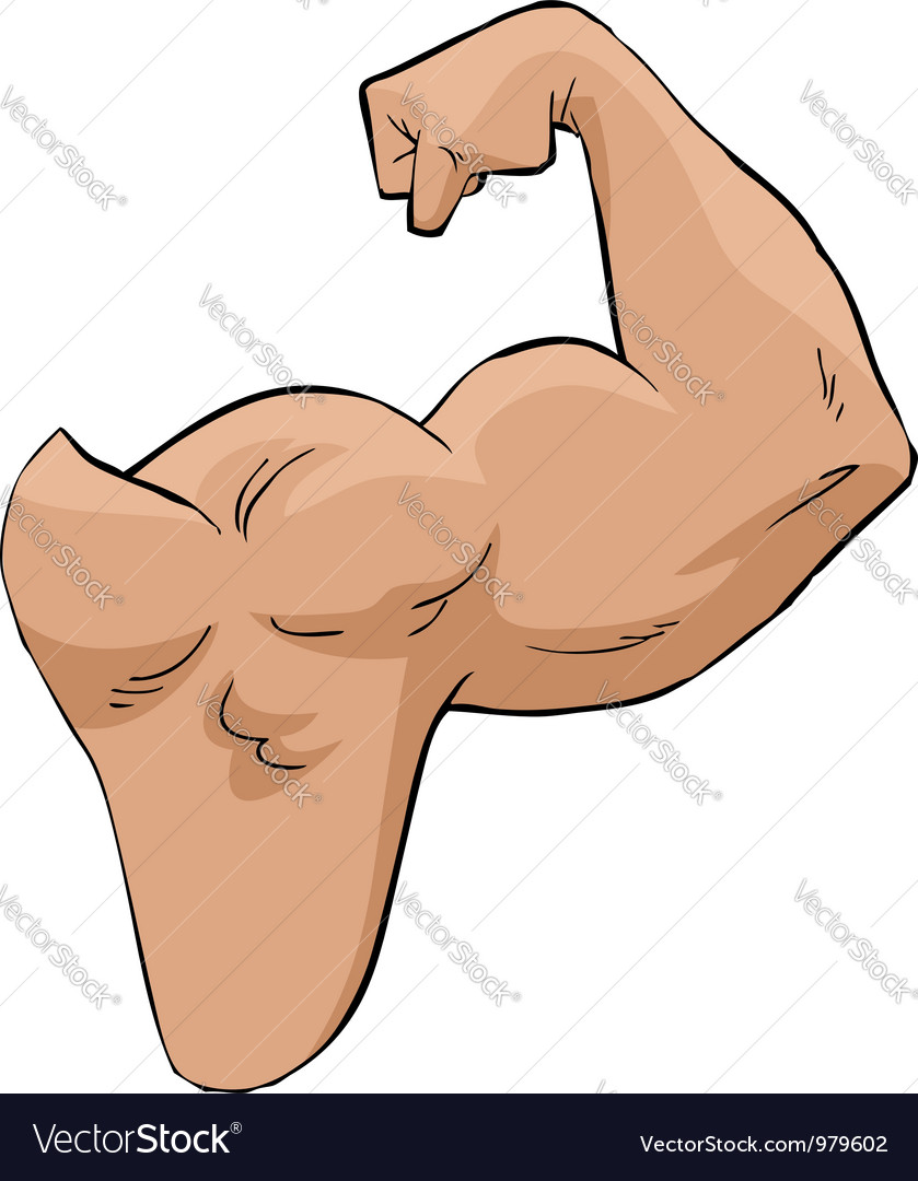Strong hand Royalty Free Vector Image - VectorStock