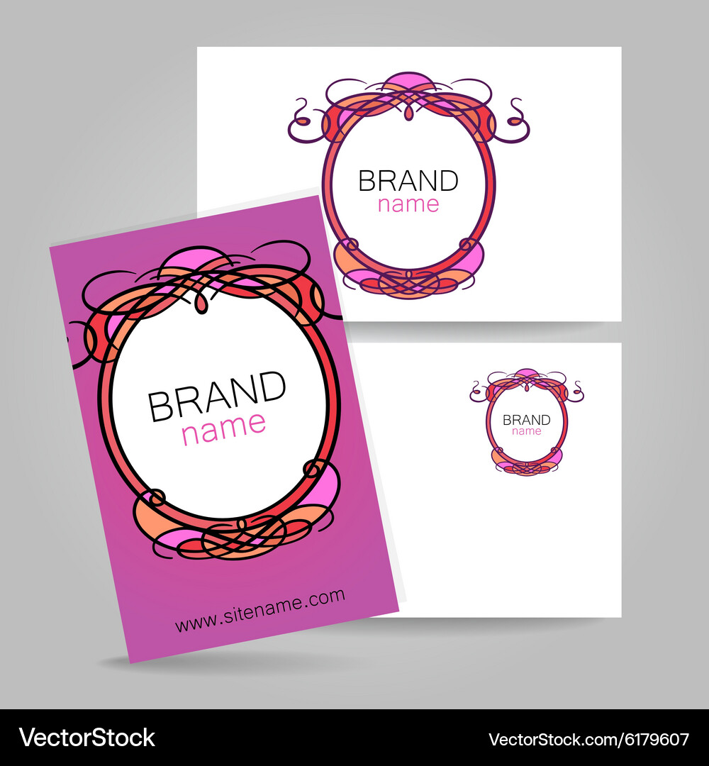 Business Logo Names And Frame Content. Design. Frame. Page. Text Logo