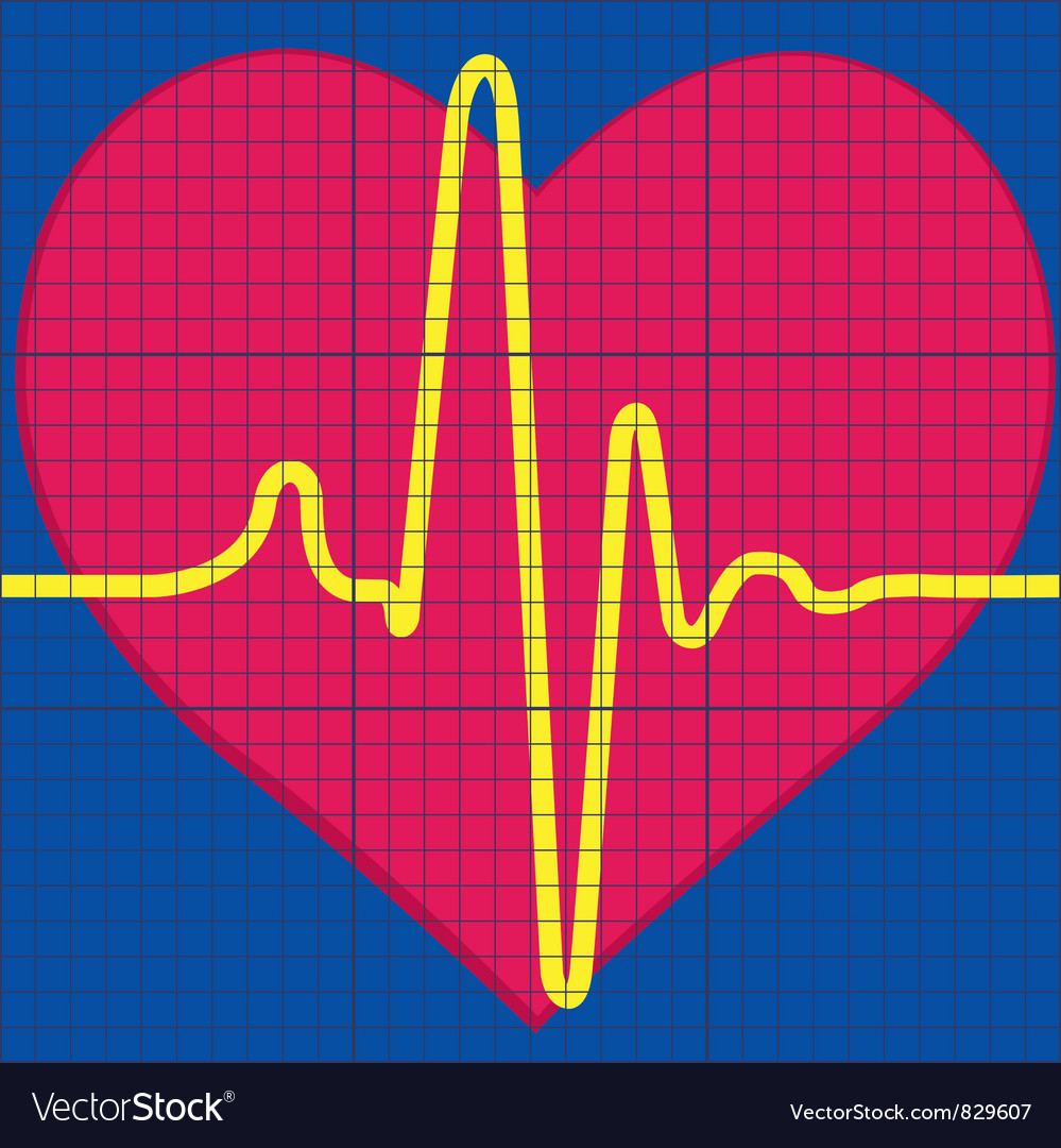 Cardiogram Royalty Free Vector Image - VectorStock