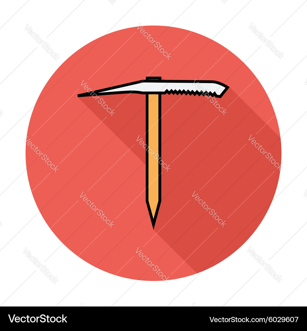 Ice axe Royalty Free Vector Image - VectorStock