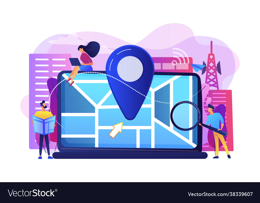 Local search optimization concept Royalty Free Vector Image