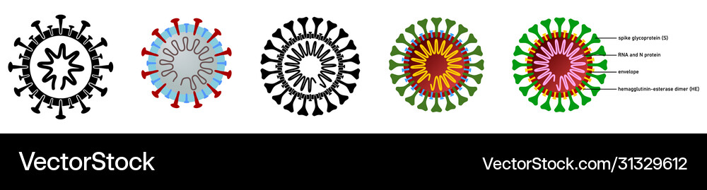 Coronavirus covid19-19 disease drawing Royalty Free Vector