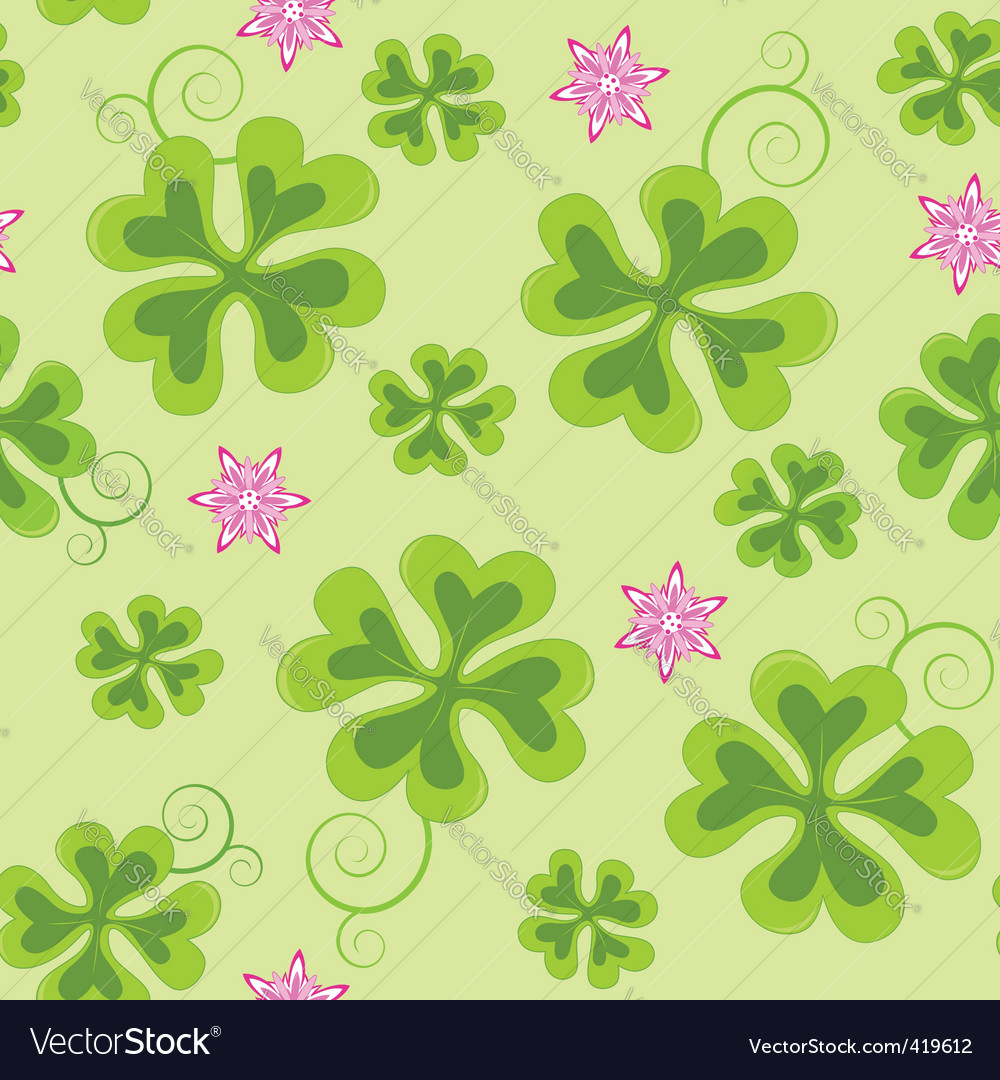 Saint Patricks Day Seamless Pattern Royalty Free Vector