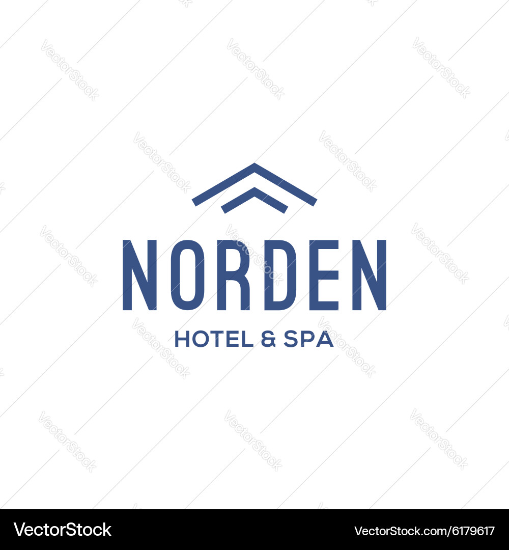 Real estate sign logo icon design template Vector Image