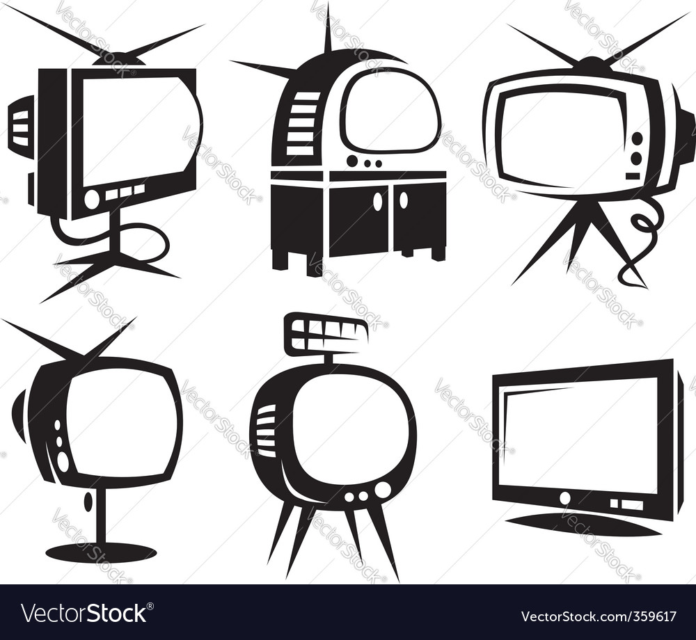 Tvs Royalty Free Vector Image - VectorStock