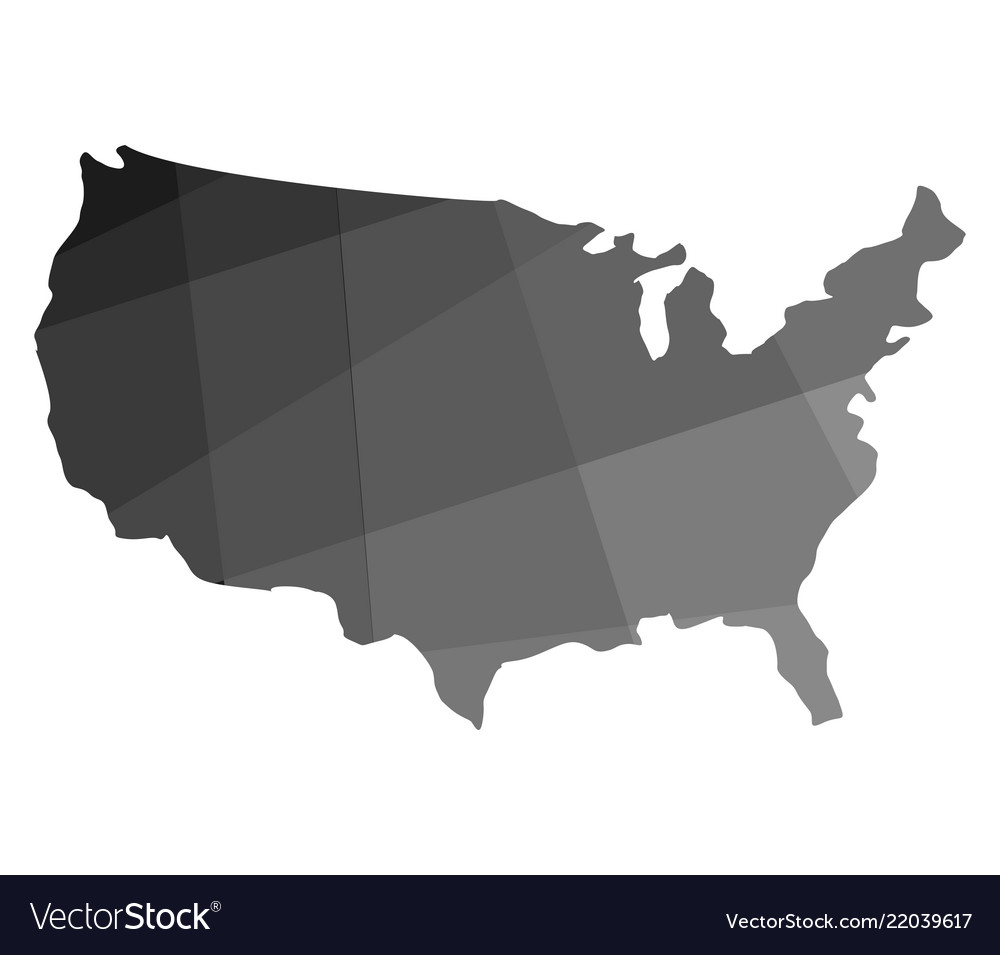 United states map Royalty Free Vector Image - VectorStock