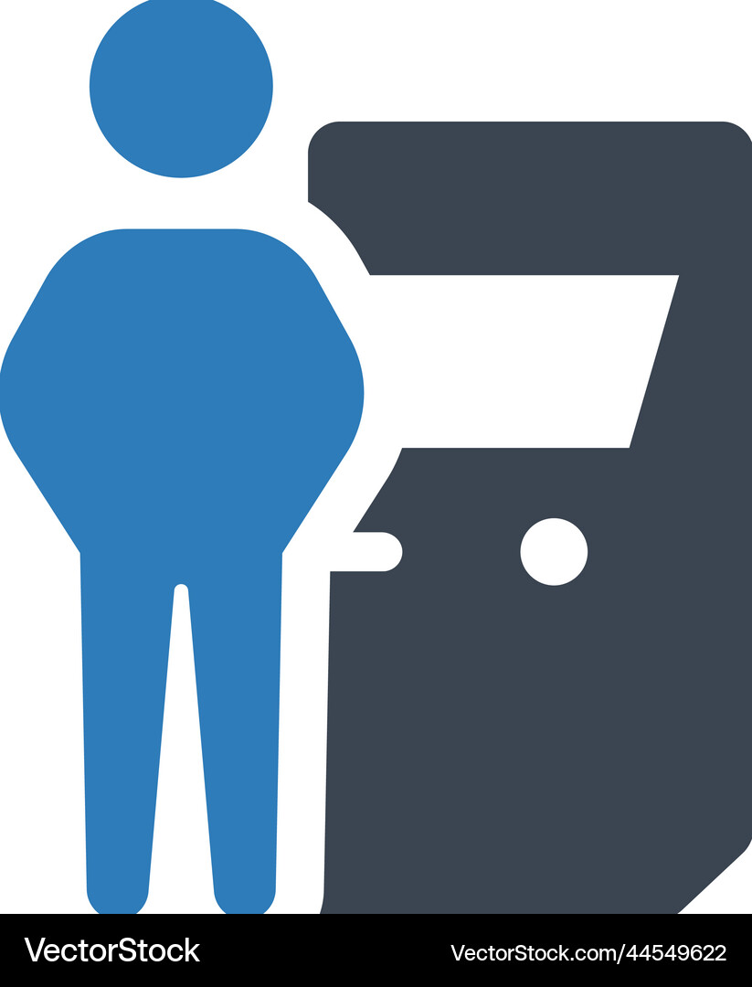 Atm withdraw icon Royalty Free Vector Image - VectorStock