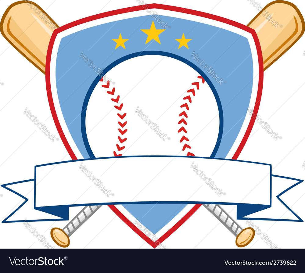 Cartoon baseball design elements Royalty Free Vector Image