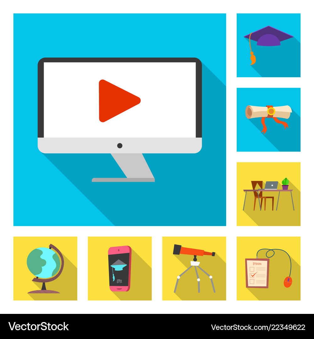 Design of education and learning logo Royalty Free Vector