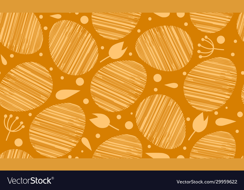 Easter egg seamless orange pattern for clothes Vector Image