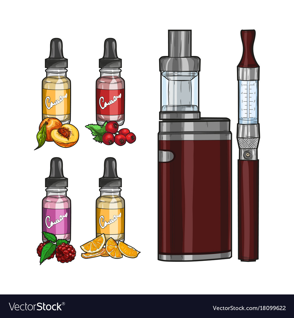 Electronic cigarette Royalty Free Vector Image