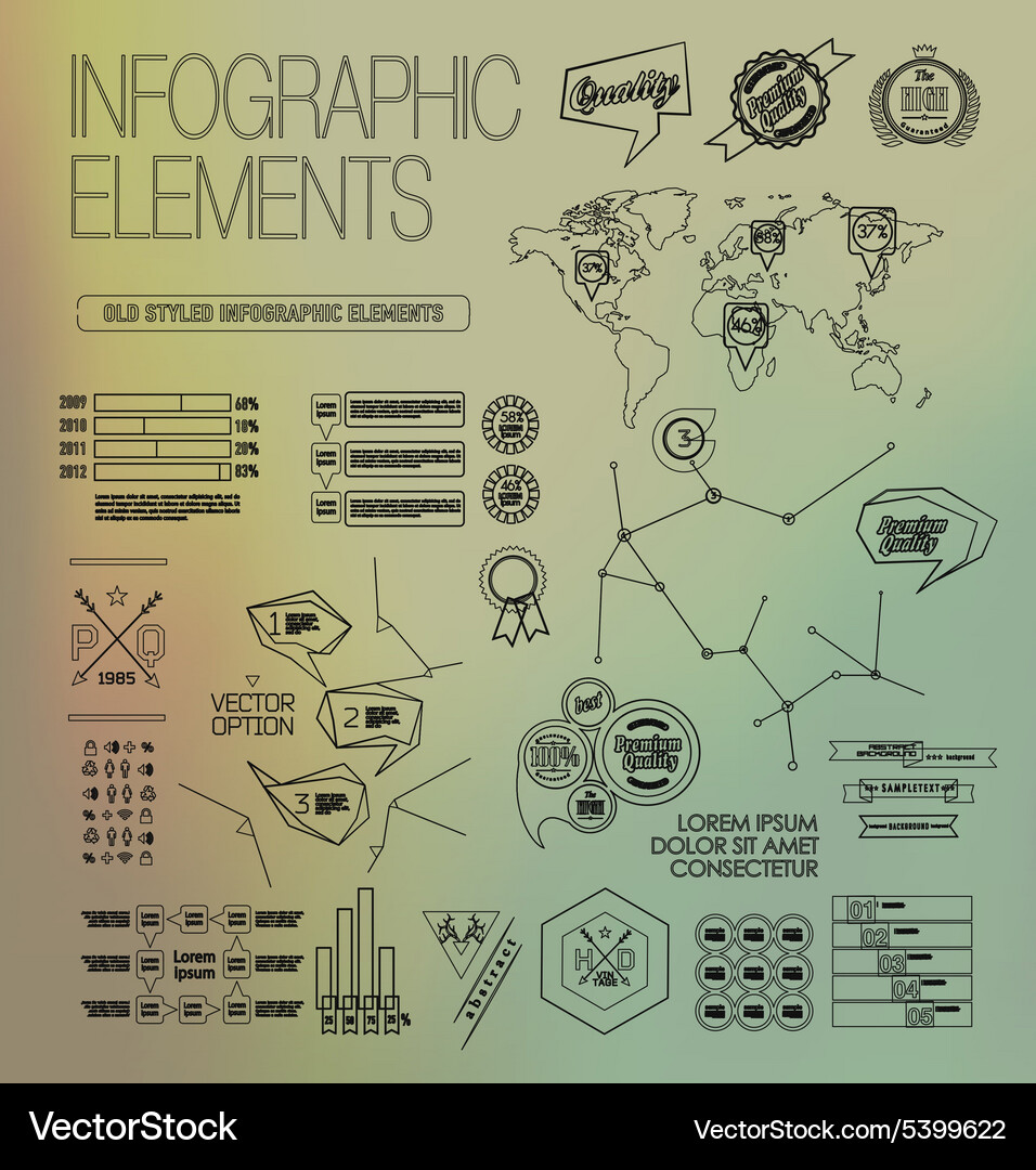Transparent business Infographics Shadows options Vector Image