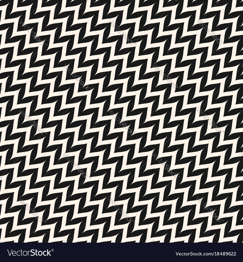 Zigzag diagonal chevron seamless pattern Vector Image