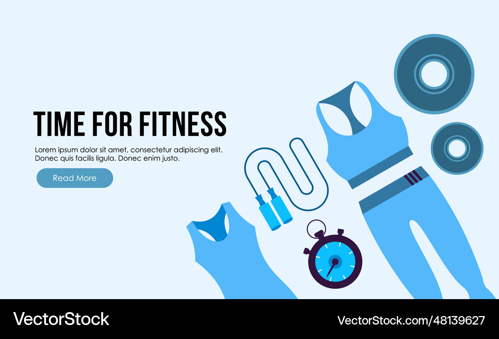 Fitness equipment logo flat concept Royalty Free Vector