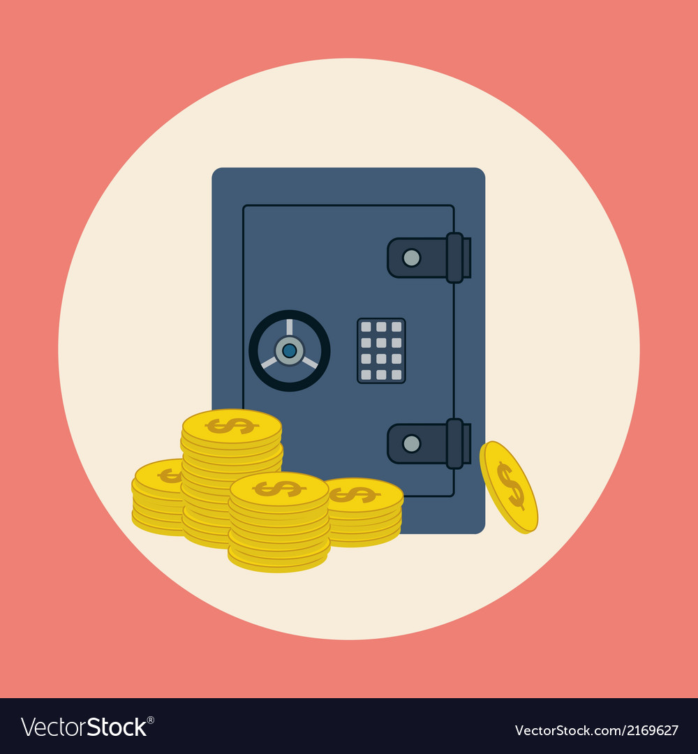 Safe box Royalty Free Vector Image - VectorStock