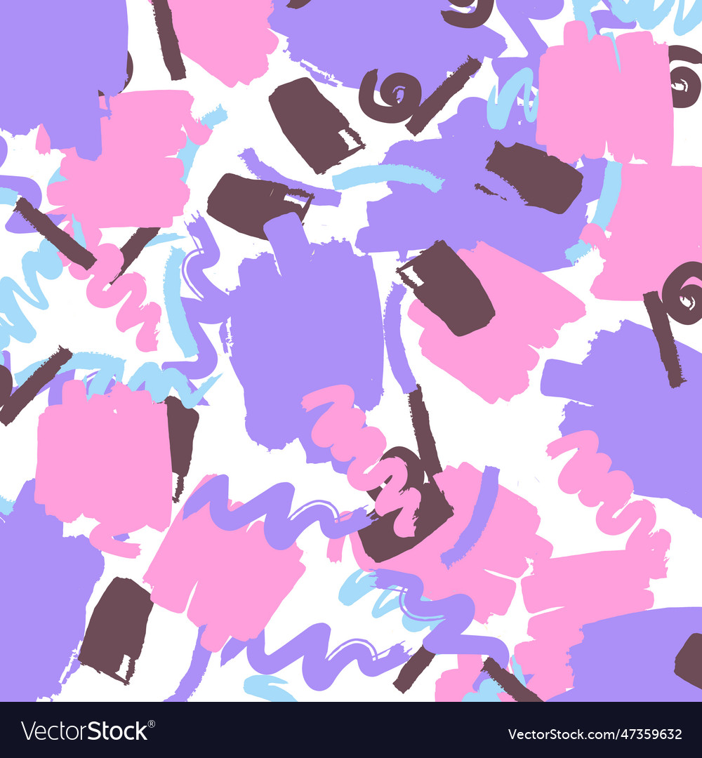 Abstract hand painted pattern background Vector Image