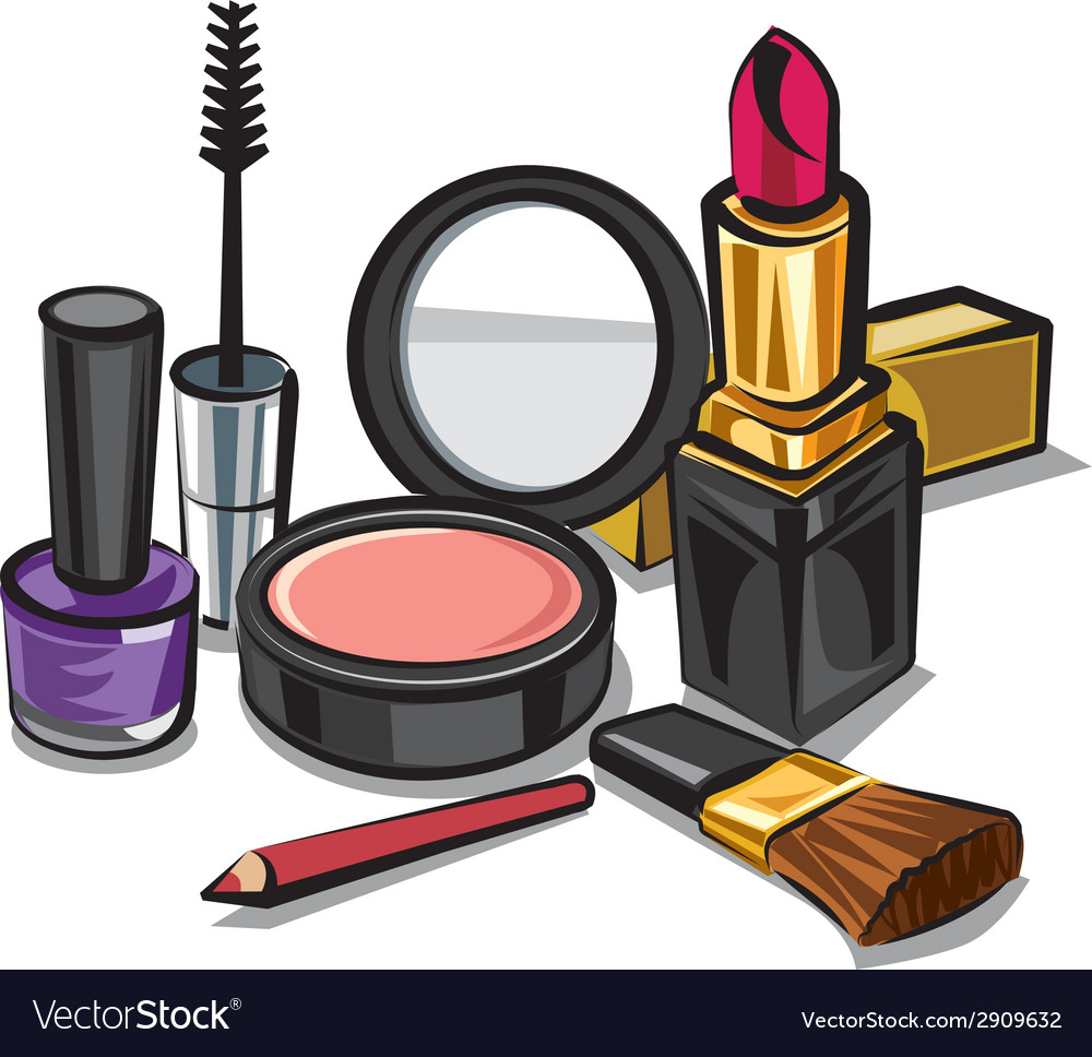 Make up kit Royalty Free Vector Image - VectorStock