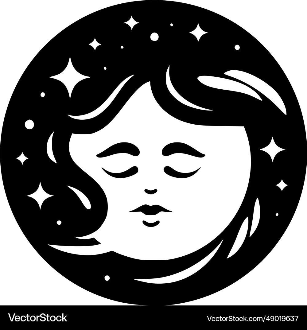Celestial - high quality logo ideal for t-shirt Vector Image