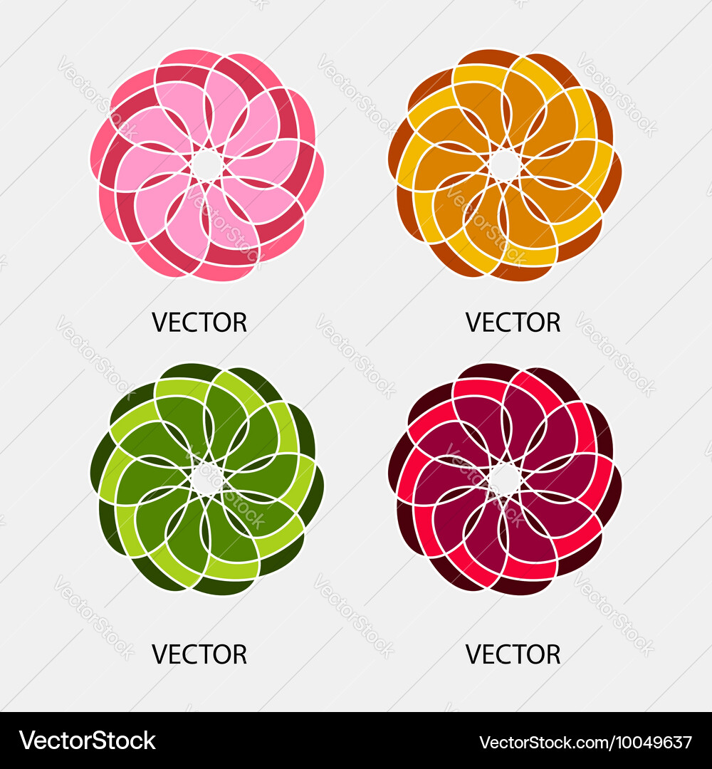 Collection of logo design templates Royalty Free Vector