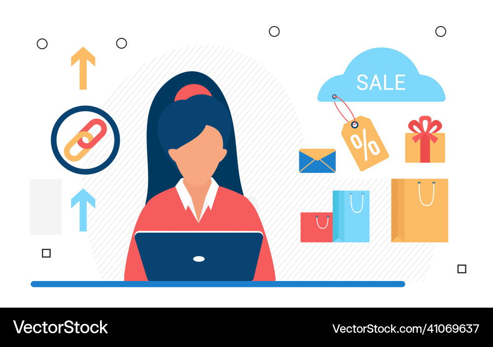 Department retail shopping electronic store Vector Image