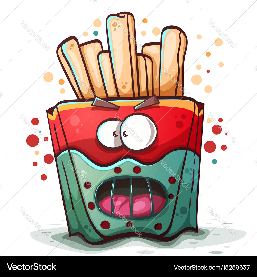 Patato- hannibal cartoon characters horror Vector Image