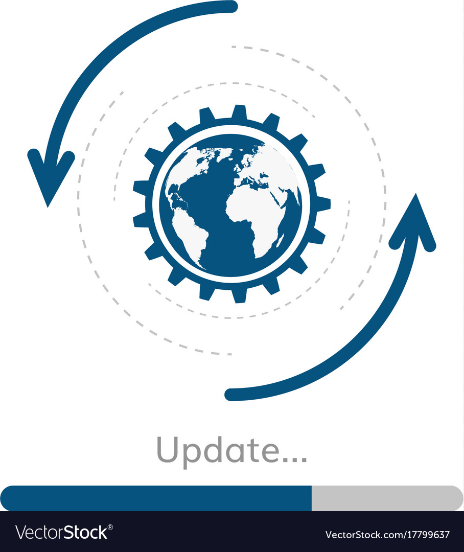 Update progress bar Royalty Free Vector Image - VectorStock Update progress bar Royalty Free Vector Image - VectorStock