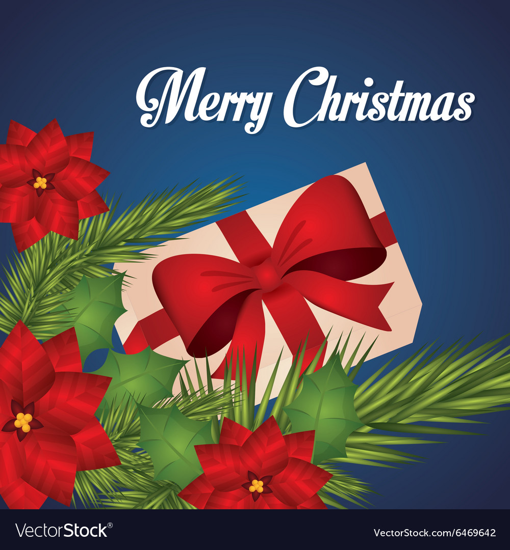 Merry christmas design Royalty Free Vector Image
