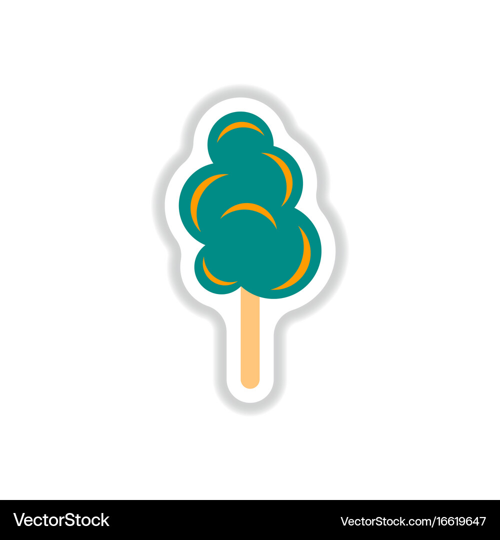 Label icon on design sticker collection cotton Vector Image