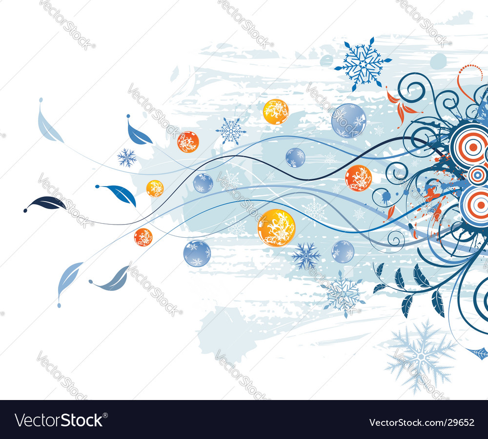 Background snow Royalty Free Vector Image - VectorStock