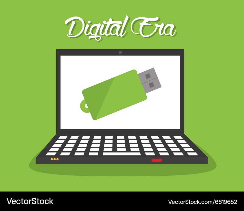 Digital era technology Royalty Free Vector Image