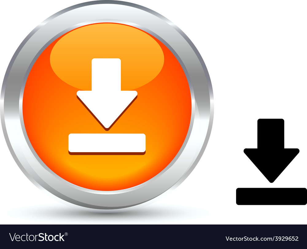 Download button Royalty Free Vector Image - VectorStock