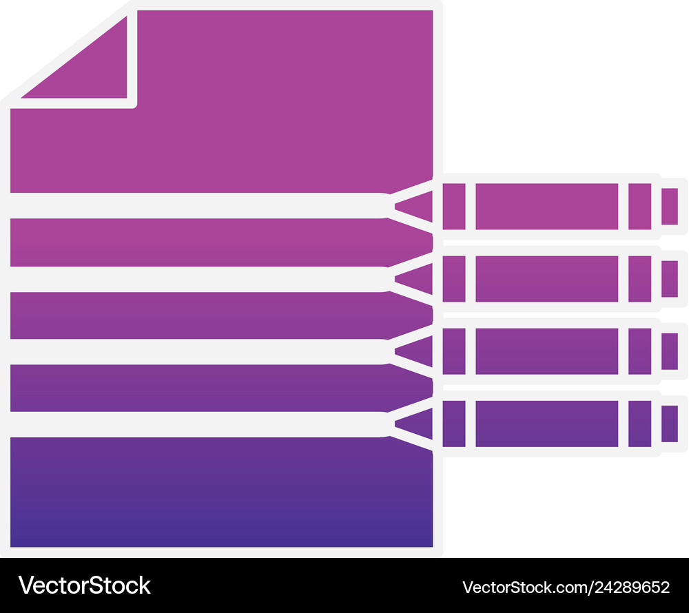 Graphic design crayons color making lines on paper