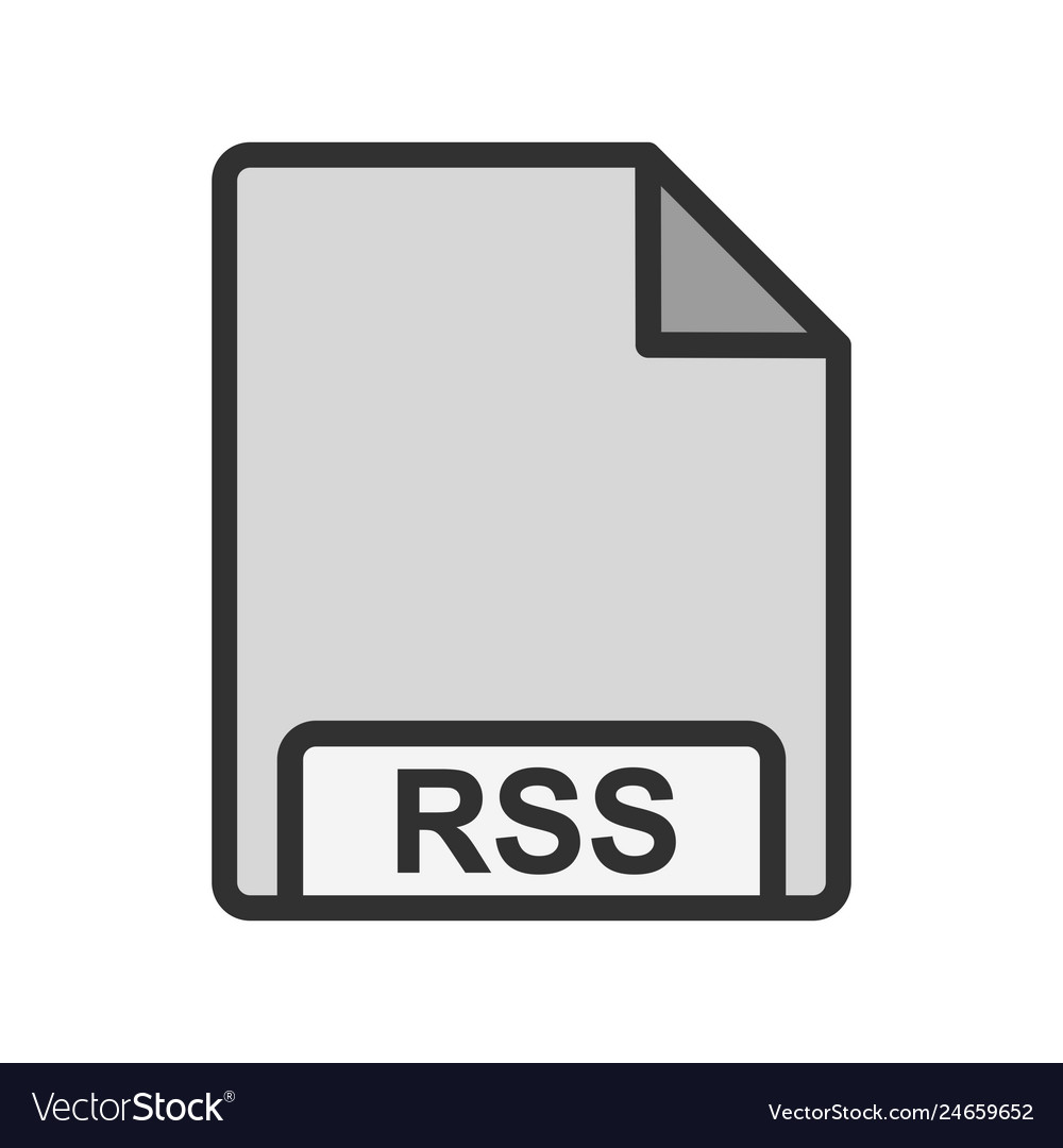 Rss icon Royalty Free Vector Image - VectorStock