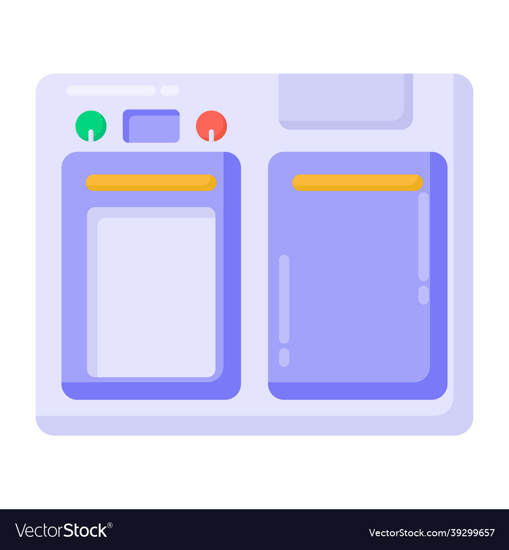 Cooking range Royalty Free Vector Image - VectorStock