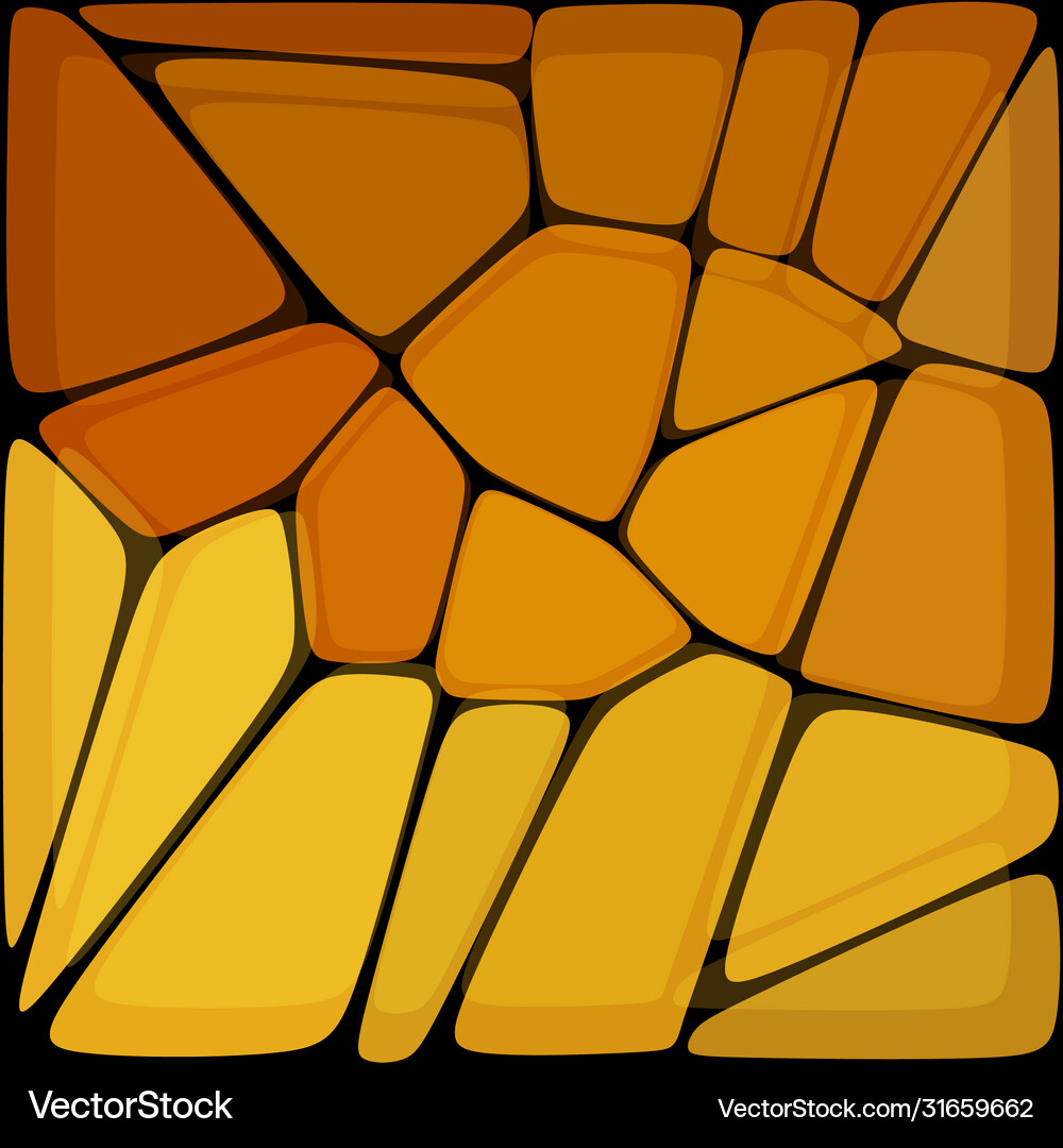 Abstract stylish yellow stones background Vector Image