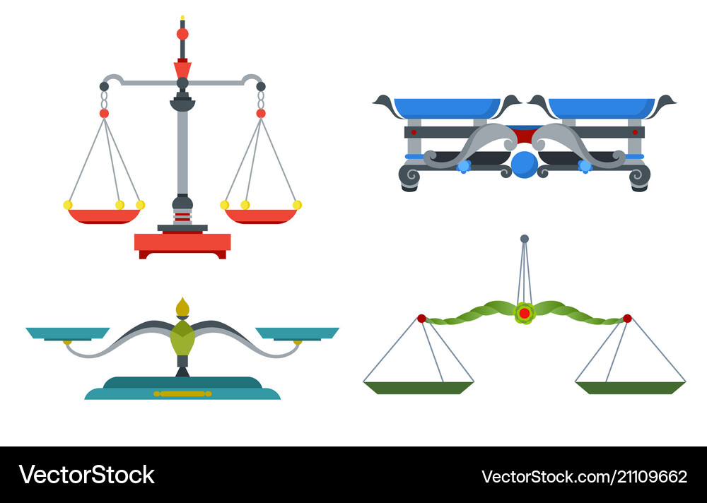 Balance Scales - Measurement Device Royalty Free Vector