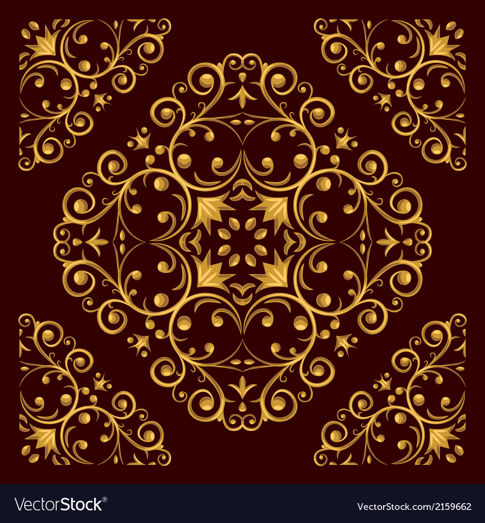 Royal pattern Royalty Free Vector Image - VectorStock