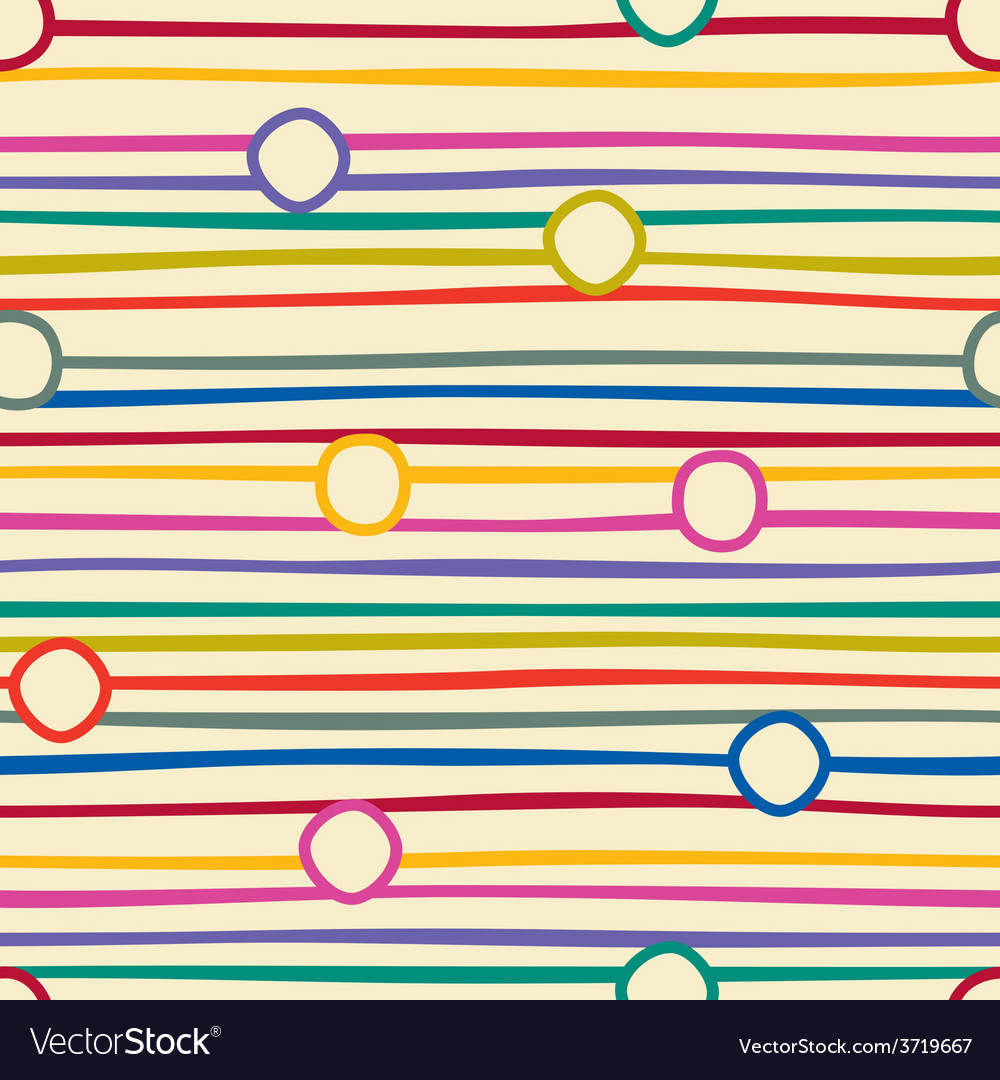 Abstract striped seamless pattern Royalty Free Vector Image