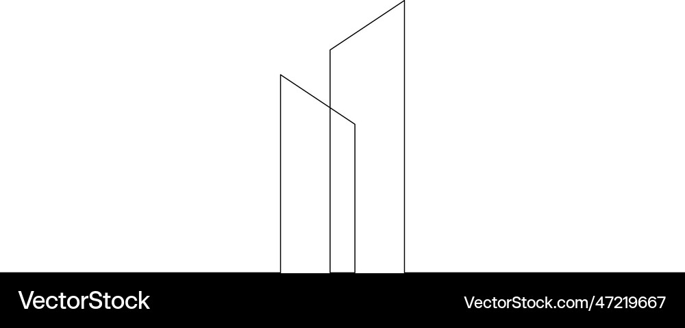 House logo modern architecture building symbol Vector Image