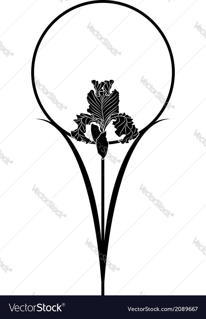 Iris Royalty Free Vector Image - VectorStock