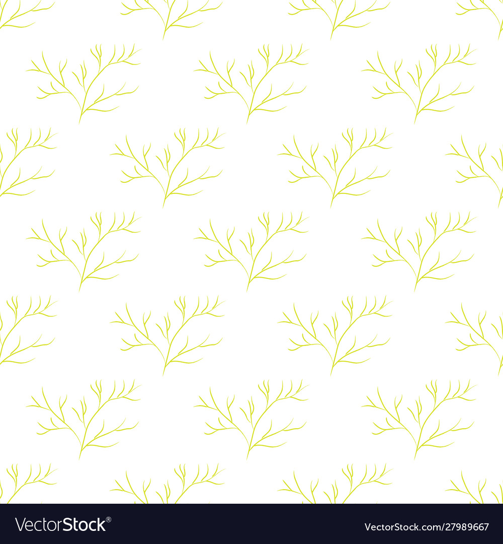 Seamless algae pattern modern digital Royalty Free Vector