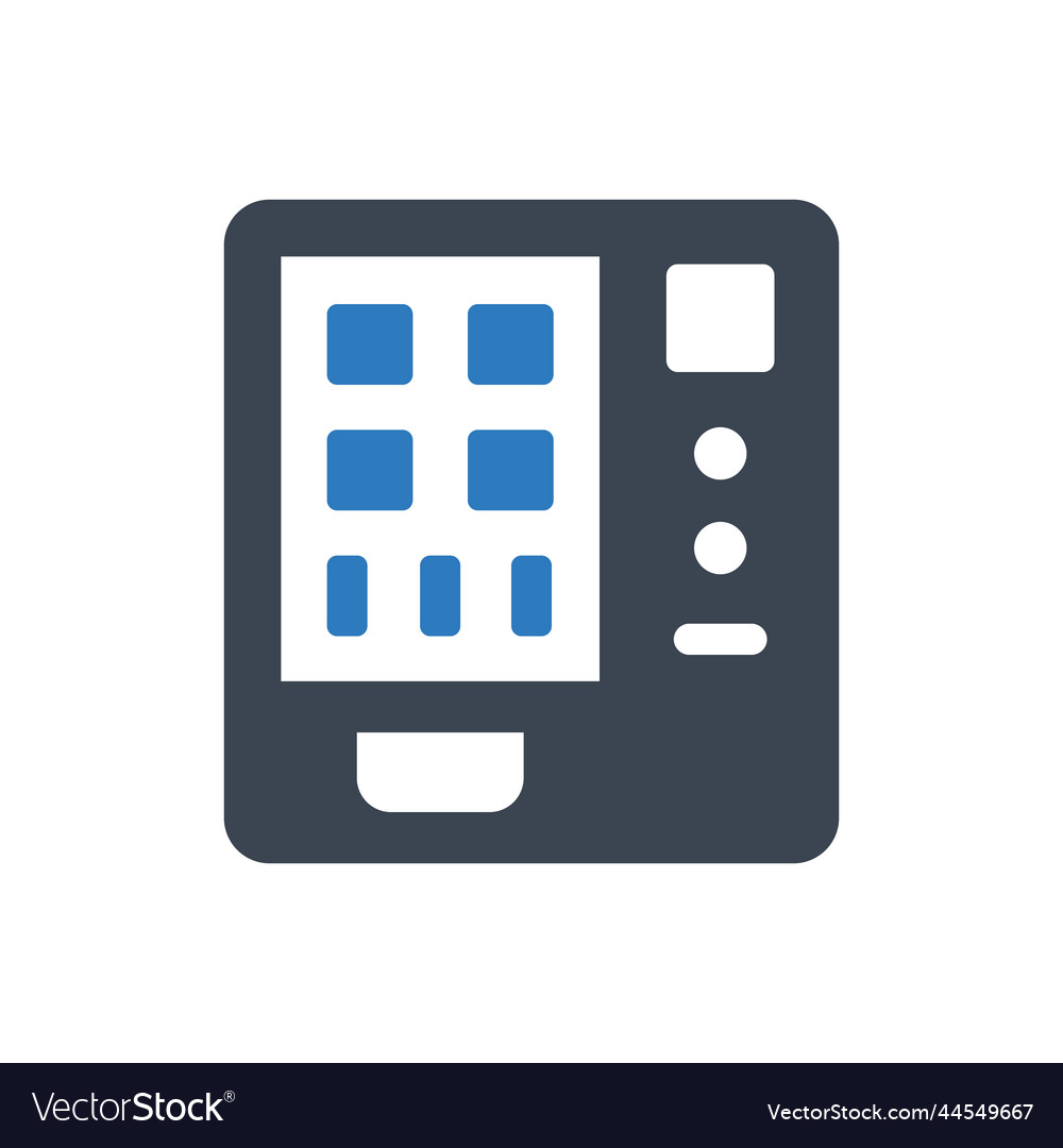 Vending machine icon Royalty Free Vector Image