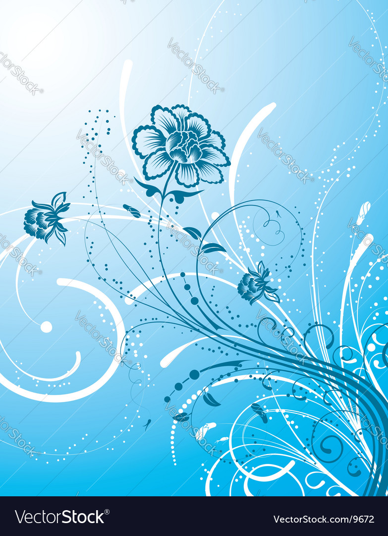 Background flower Royalty Free Vector Image - VectorStock