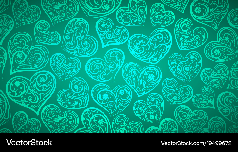 Background of big hearts Royalty Free Vector Image