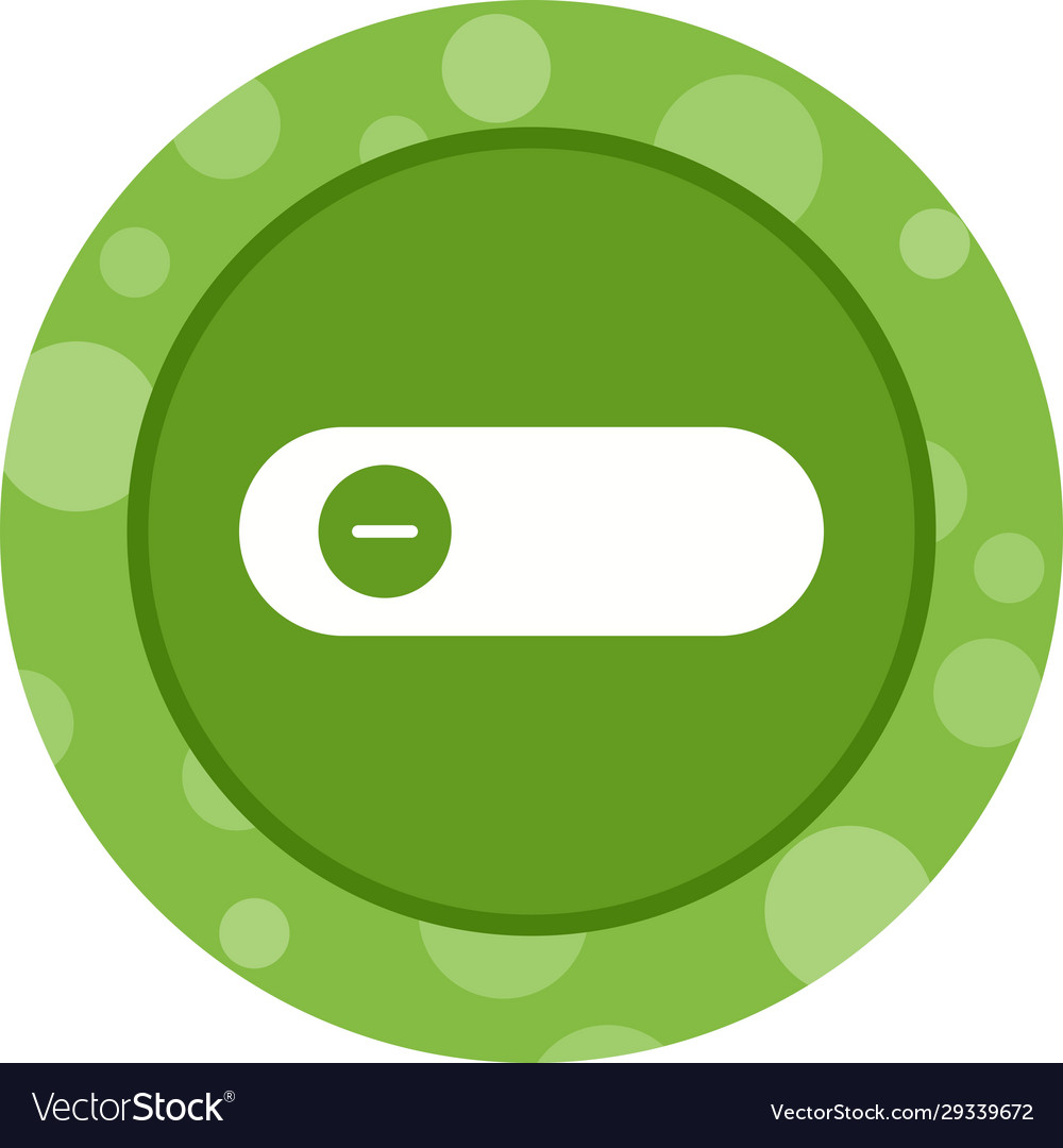 Beautiful slide button glyph icon Royalty Free Vector Image