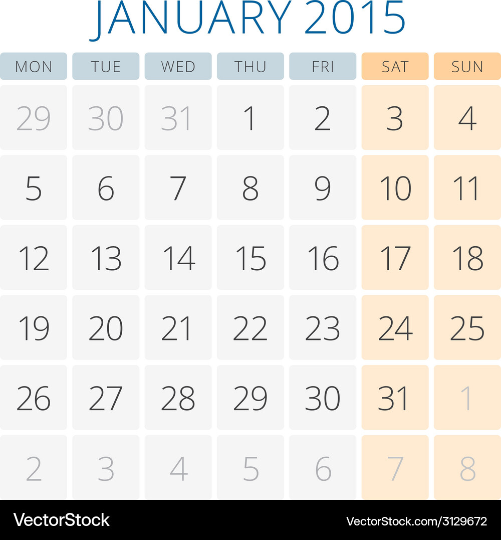 January Month 2015 Children's Programming Calendar: January 2020