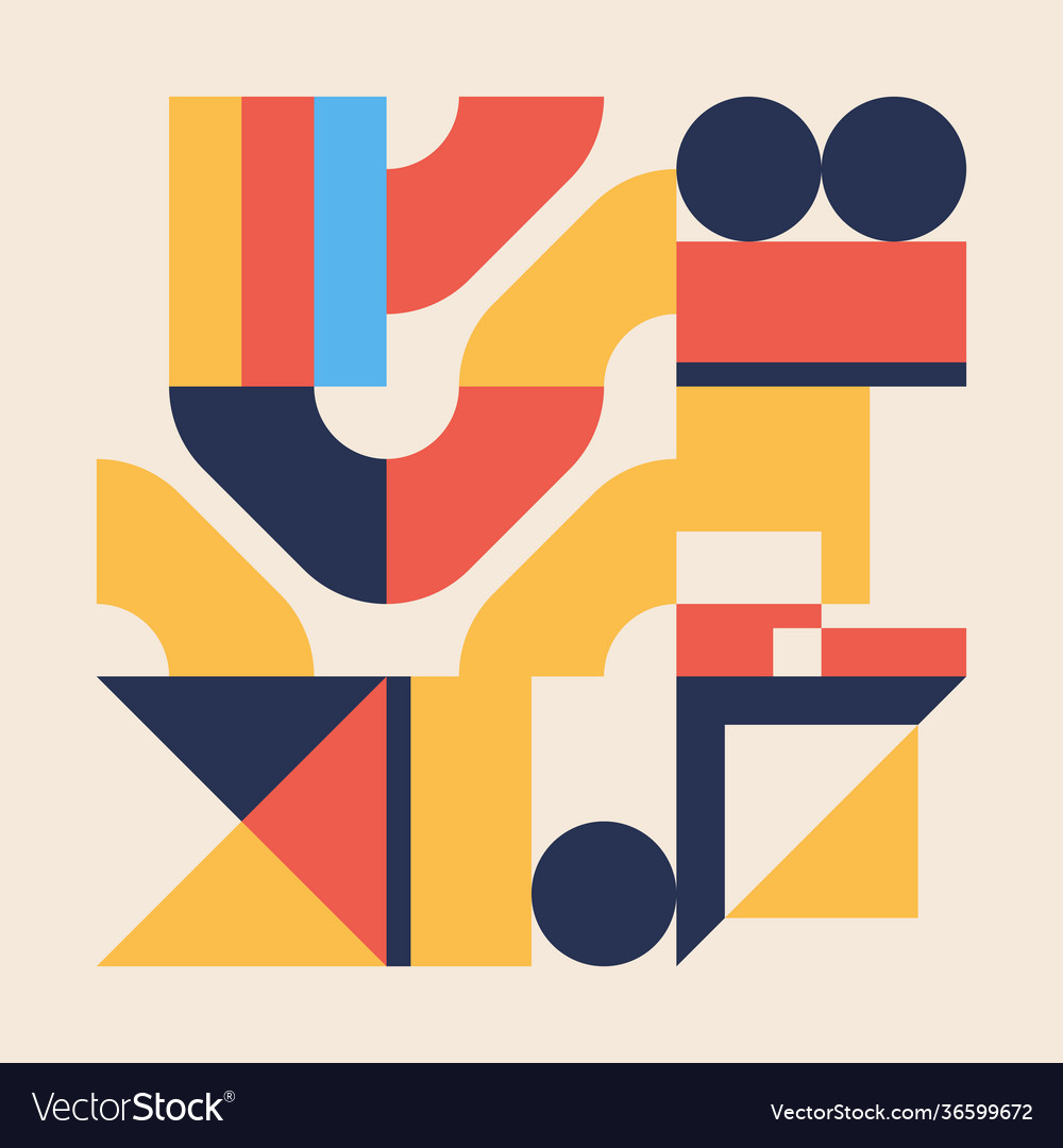 Digital collage pattern design Royalty Free Vector Image