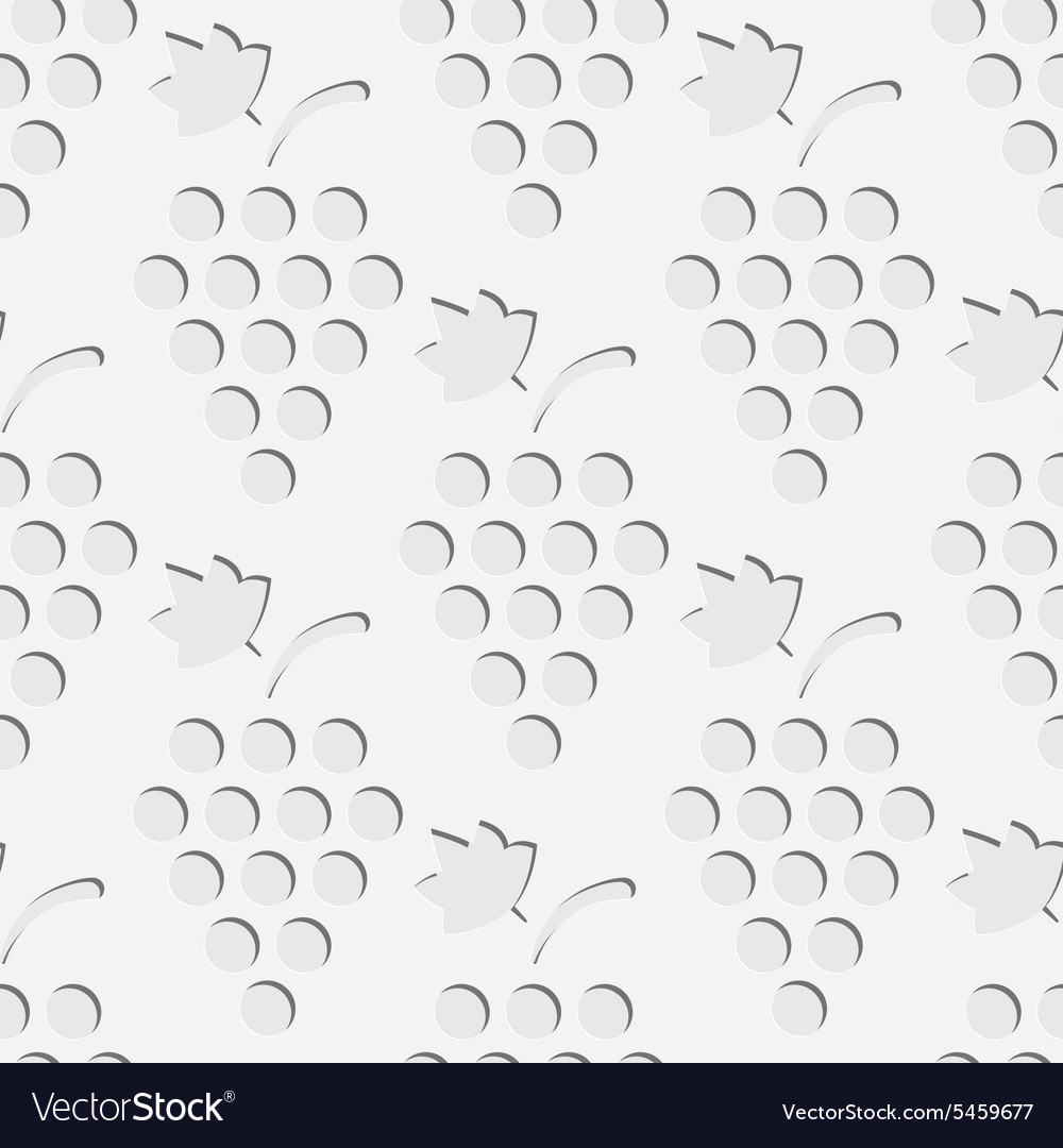 Seamless grapes pattern Royalty Free Vector Image