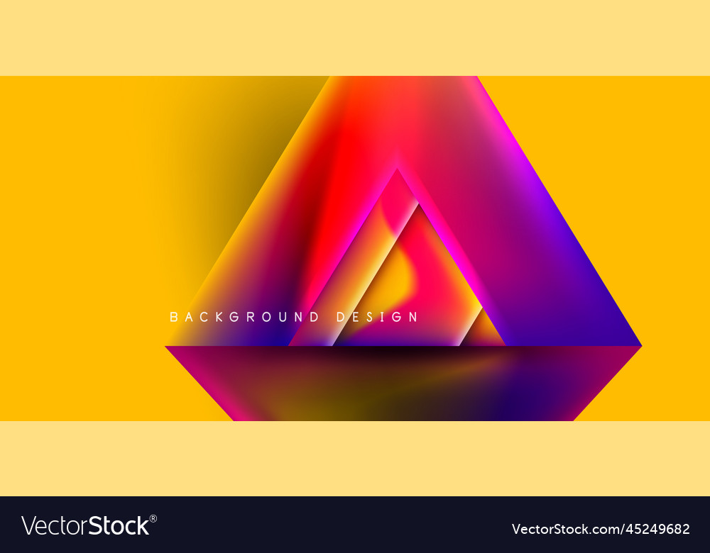 Futuristic triangle abstract background Royalty Free Vector